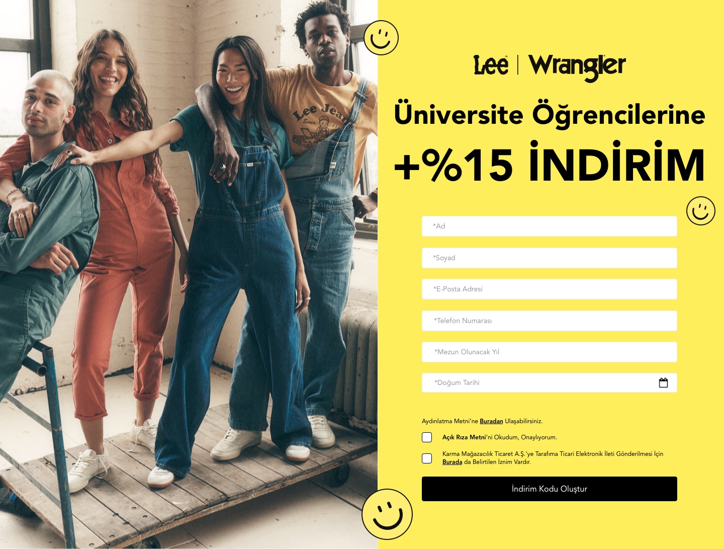 Lee & Wrangler Kampanyalar | Lee Efsane Denim